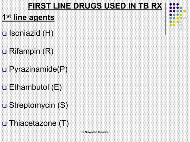 First Line TB Drugs.pptx | Chemistry | Science