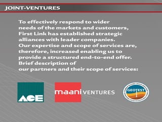 First link company profile | PPT