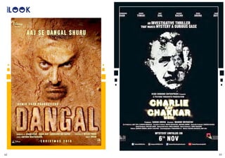 First Look of Dangal and Charlie Kay Chakkar Mein Cinesprint October Magazine | PDF