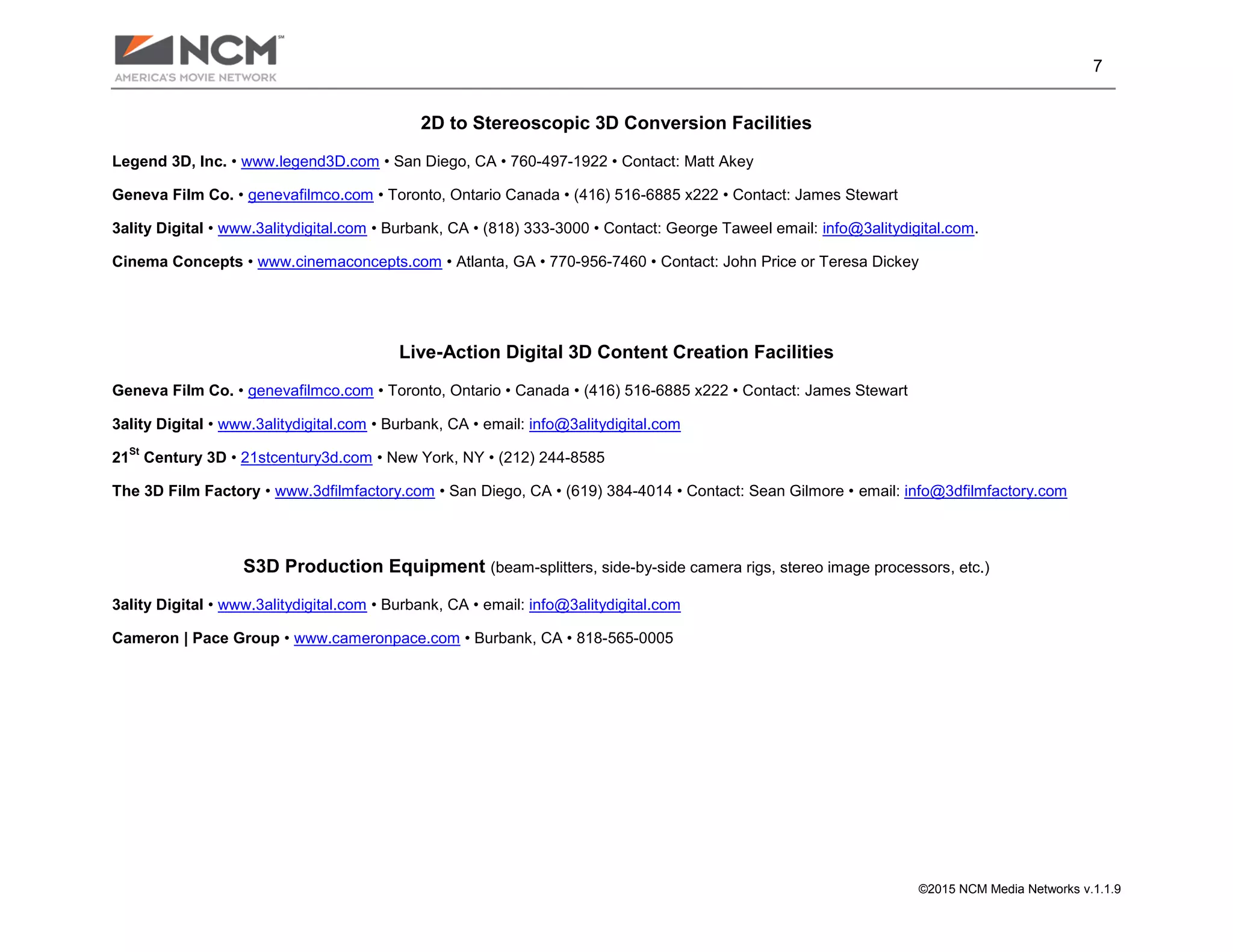 Stereoscopic 3D Advertising FAQs | PDF