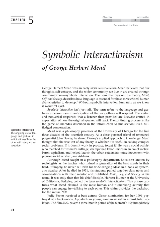First look at_communication_theory_symbolic_interaccionism_fernando ...