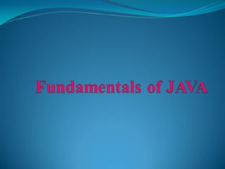 Overview of Java | PDF