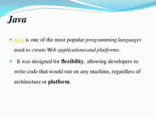 Overview of Java | PDF