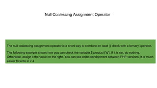 php 7.4 for word press developers | PPT
