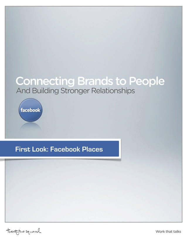First Look: Facebook Places | PDF | Social Networking | Internet
