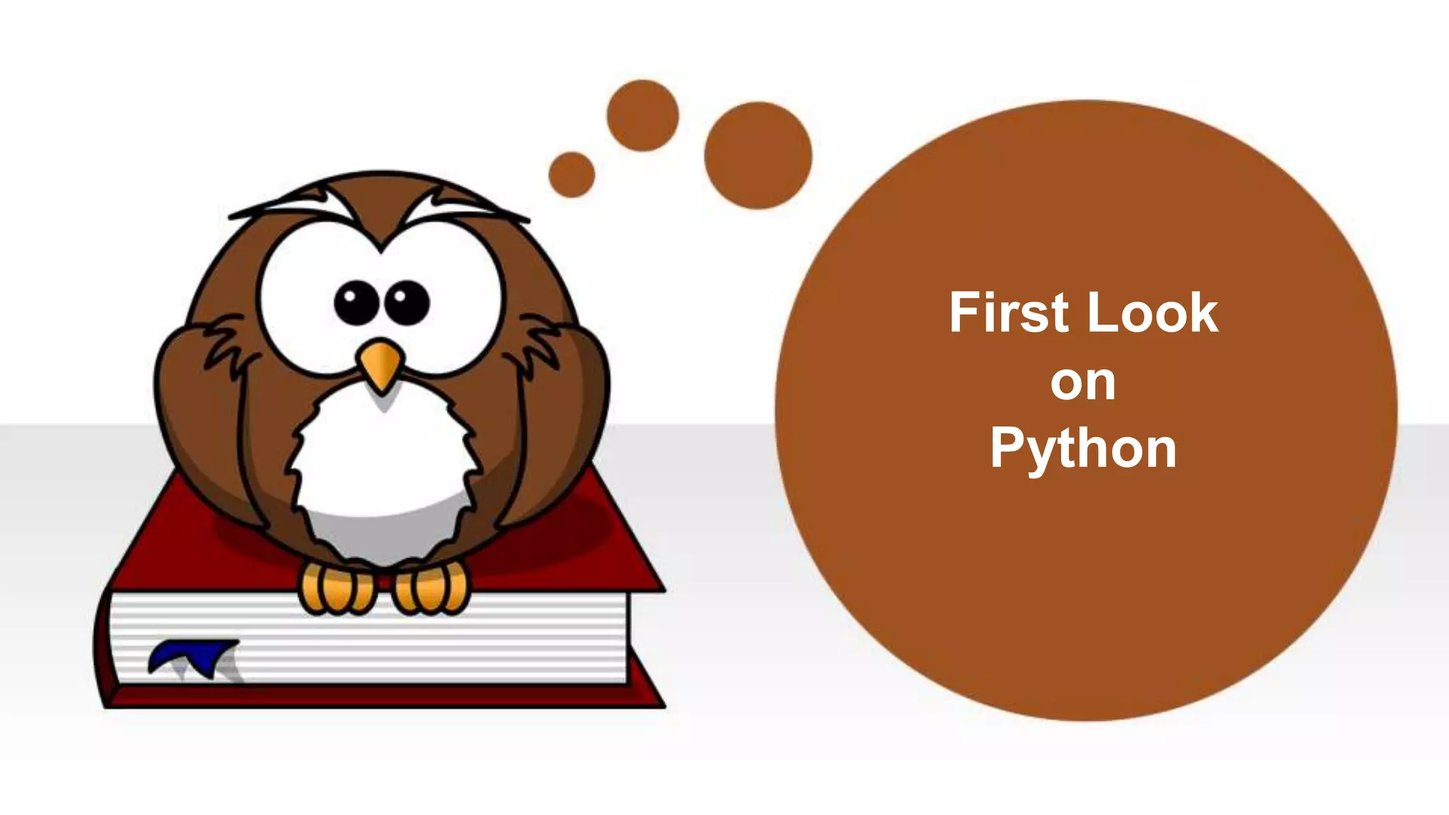 First look on python | PPT