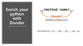 First look on python | PPT