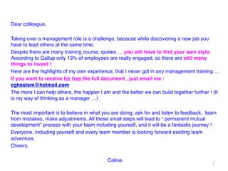 Taking over a (first) management position | PDF