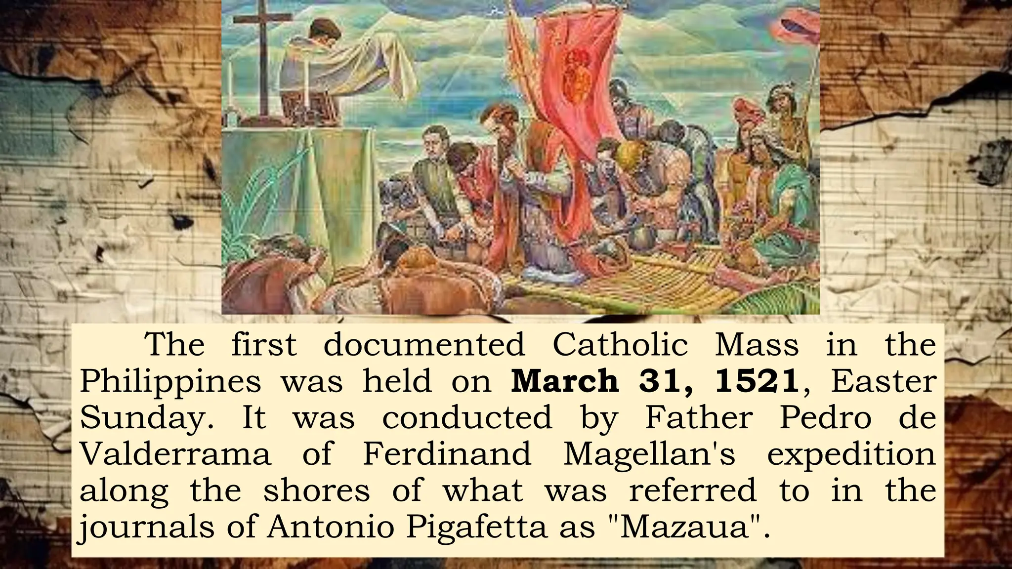 Where did the First Mass in the Philippines happened? | PPTX