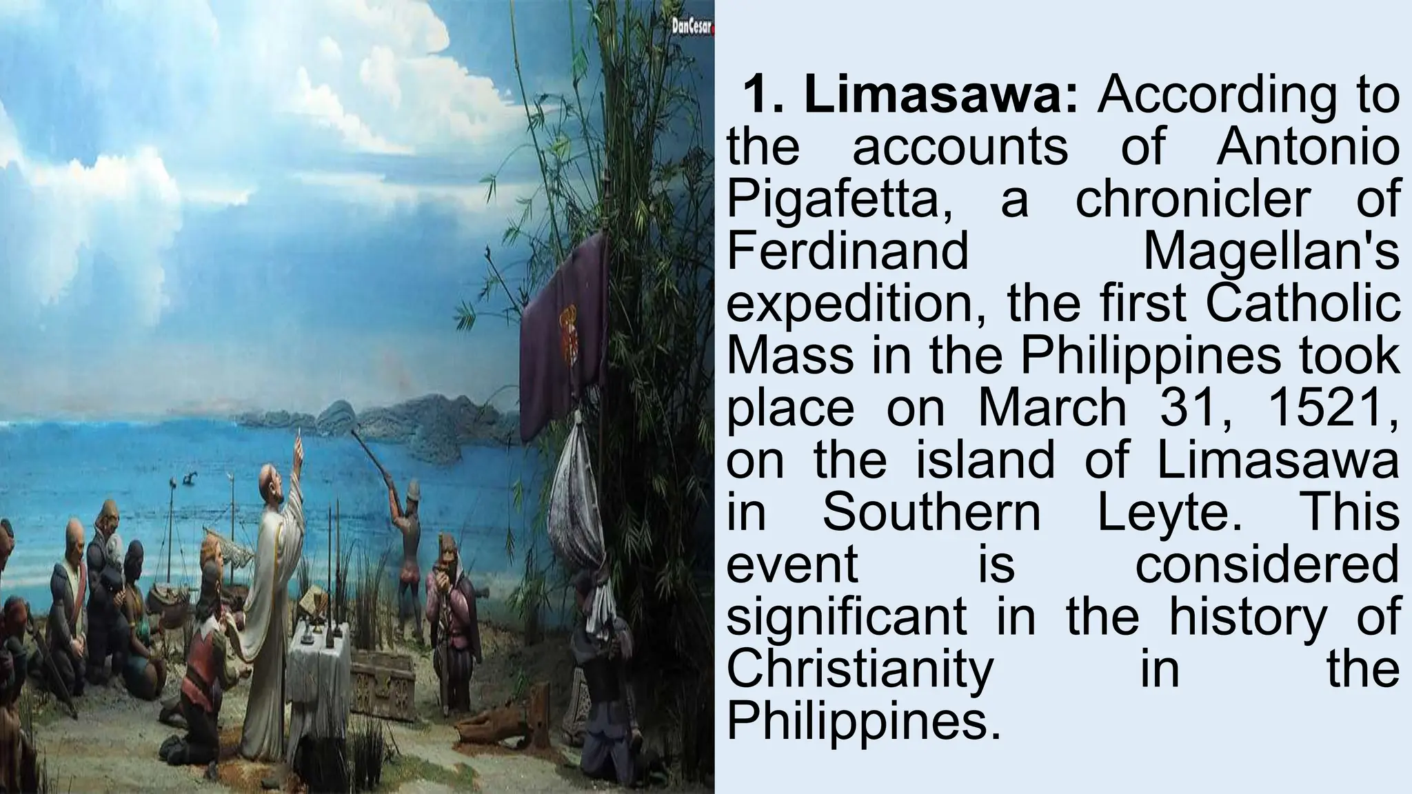 Where did the First Mass in the Philippines happened? | PPTX