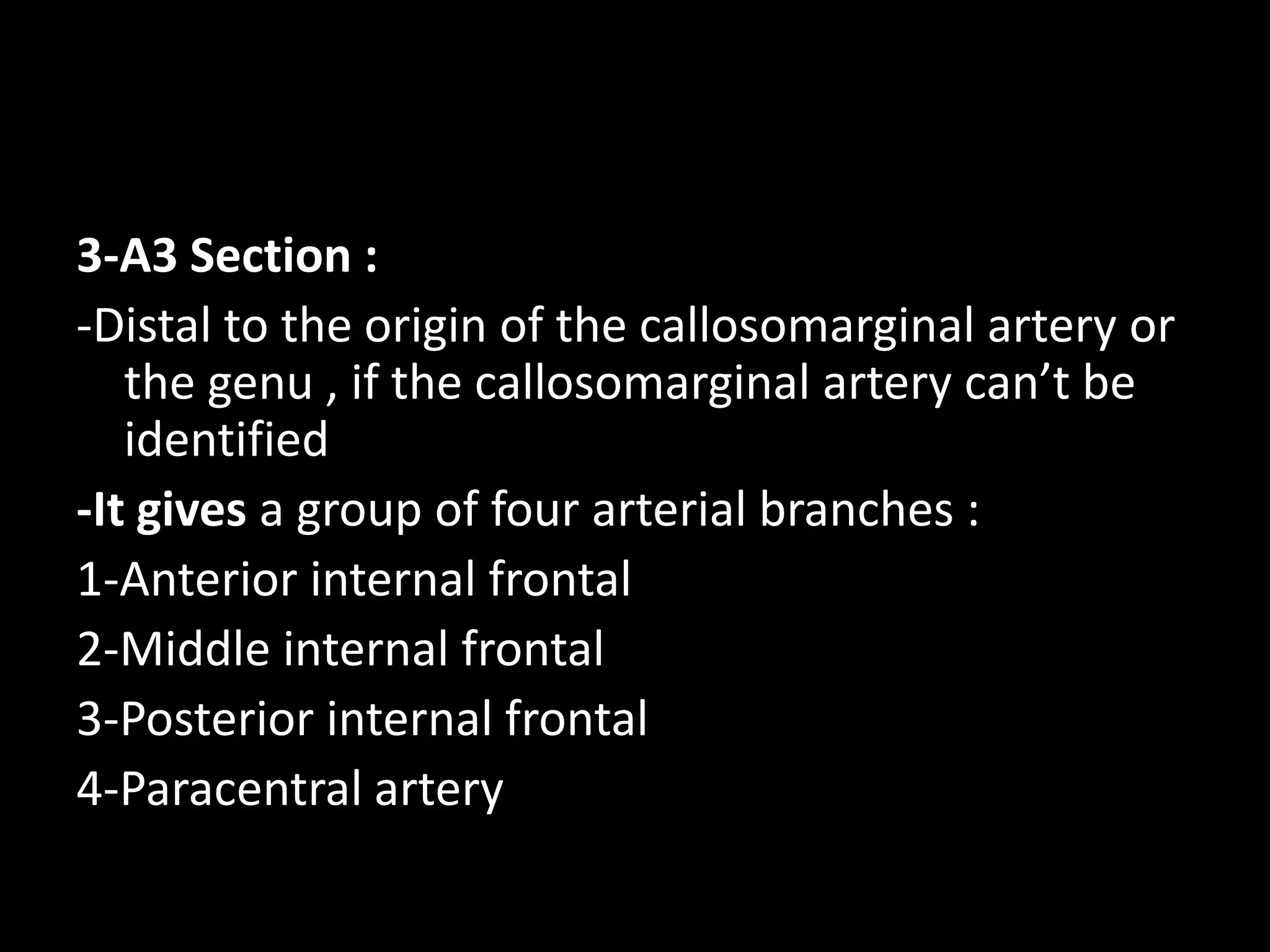 Cerebral Vascular Anatomy and Technique | PPTX