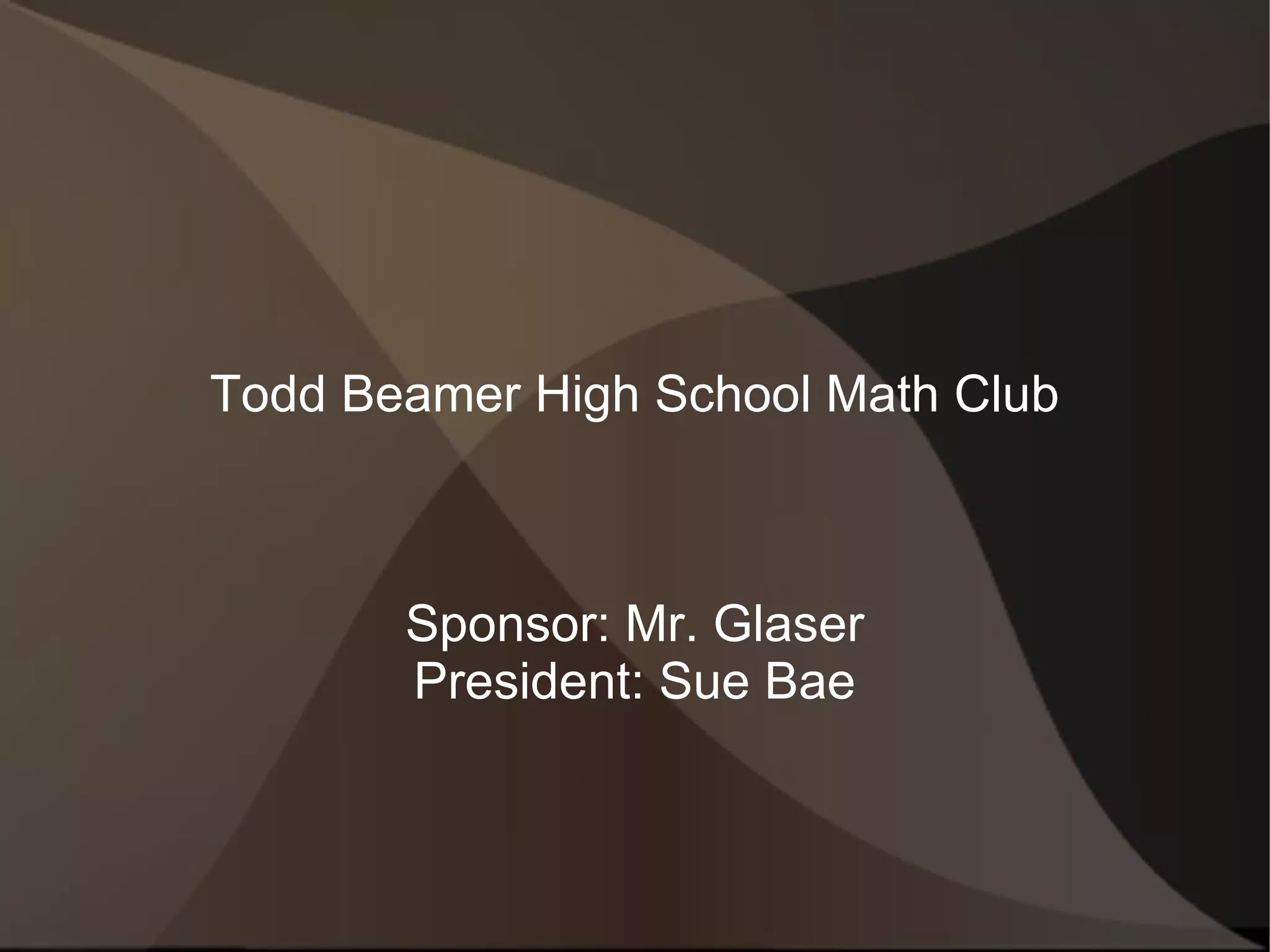 First meeting Powerpoint | ODP