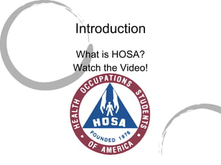 First HOSA Meeting | PPT