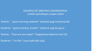 Greeting and Parting at the first meeting of seventh grade.pptx