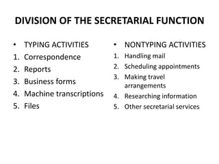 Firstmeeting secretary | PPT