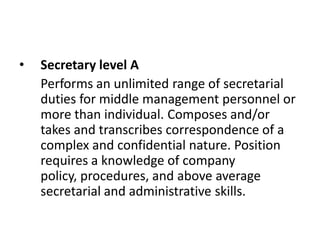 Firstmeeting secretary | PPT