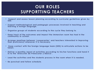 First meeting trainees and support teachers | PPT