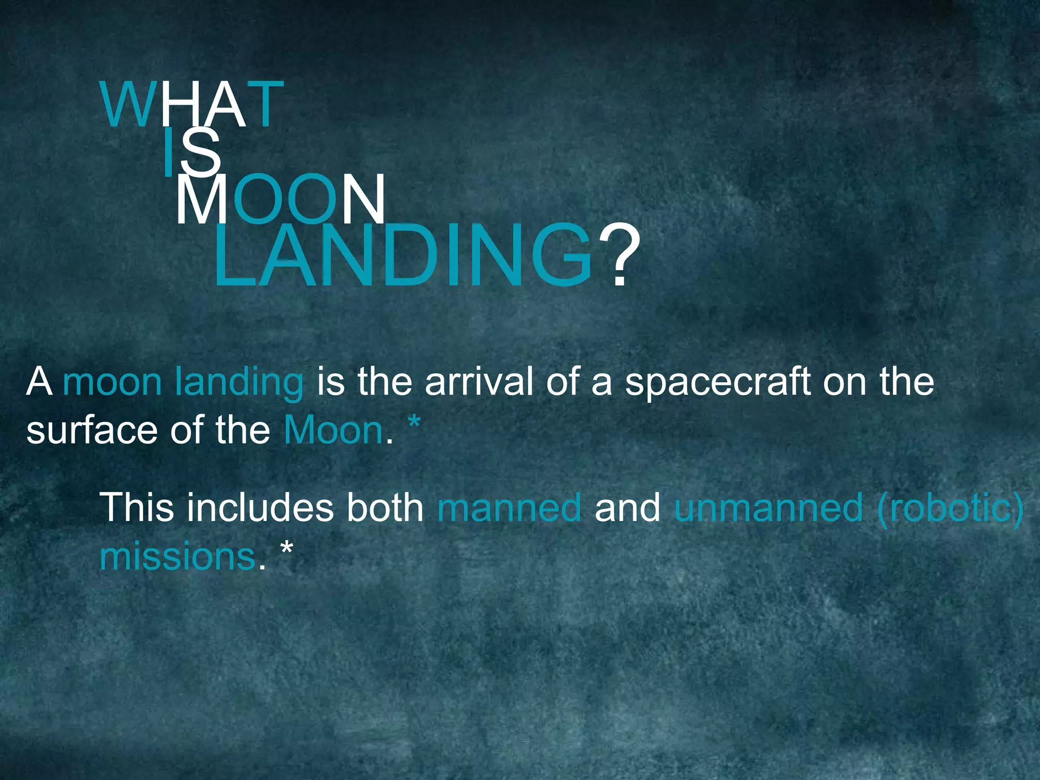 First moon landing | PPT
