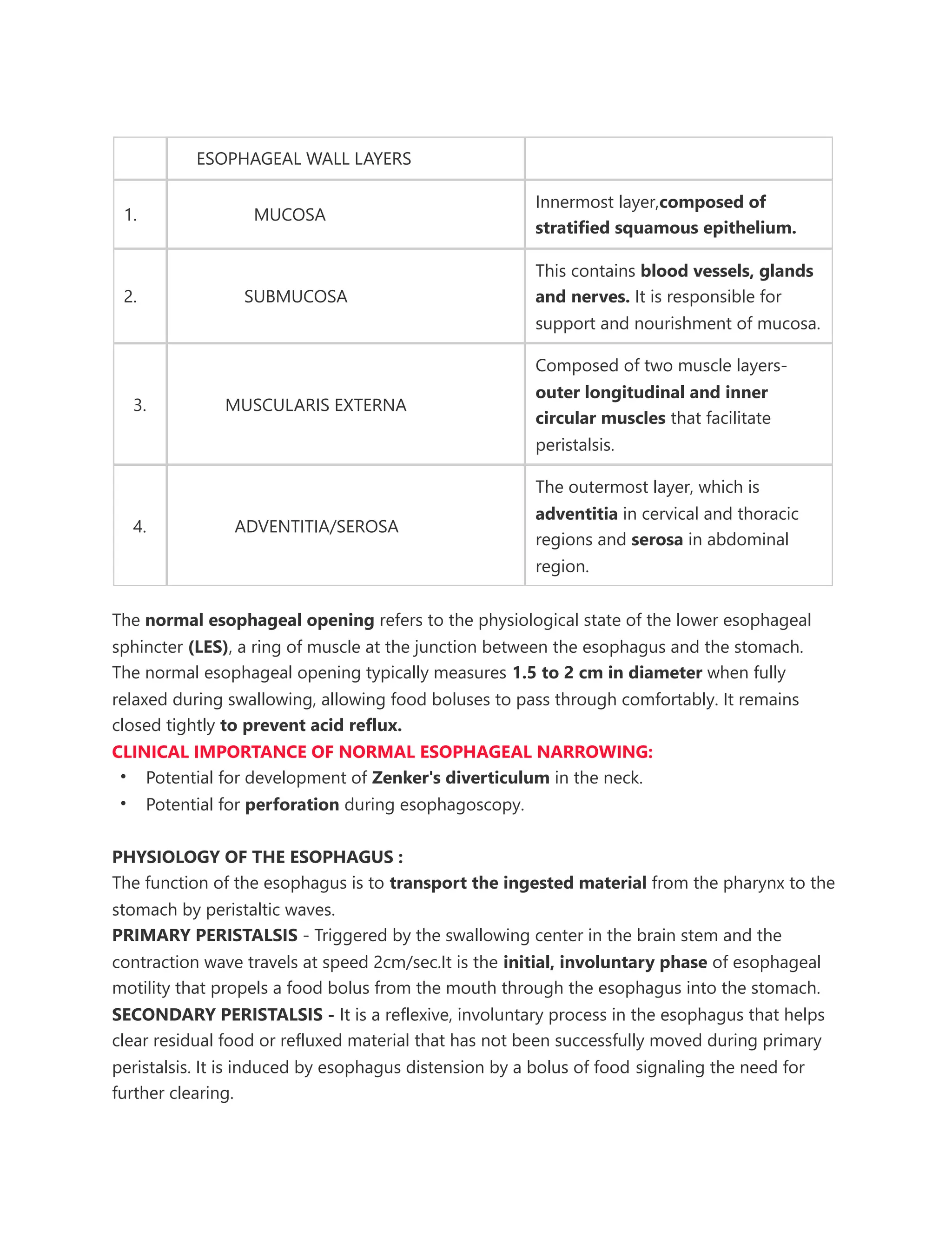 Esophageal motility disorders with their description | PDF