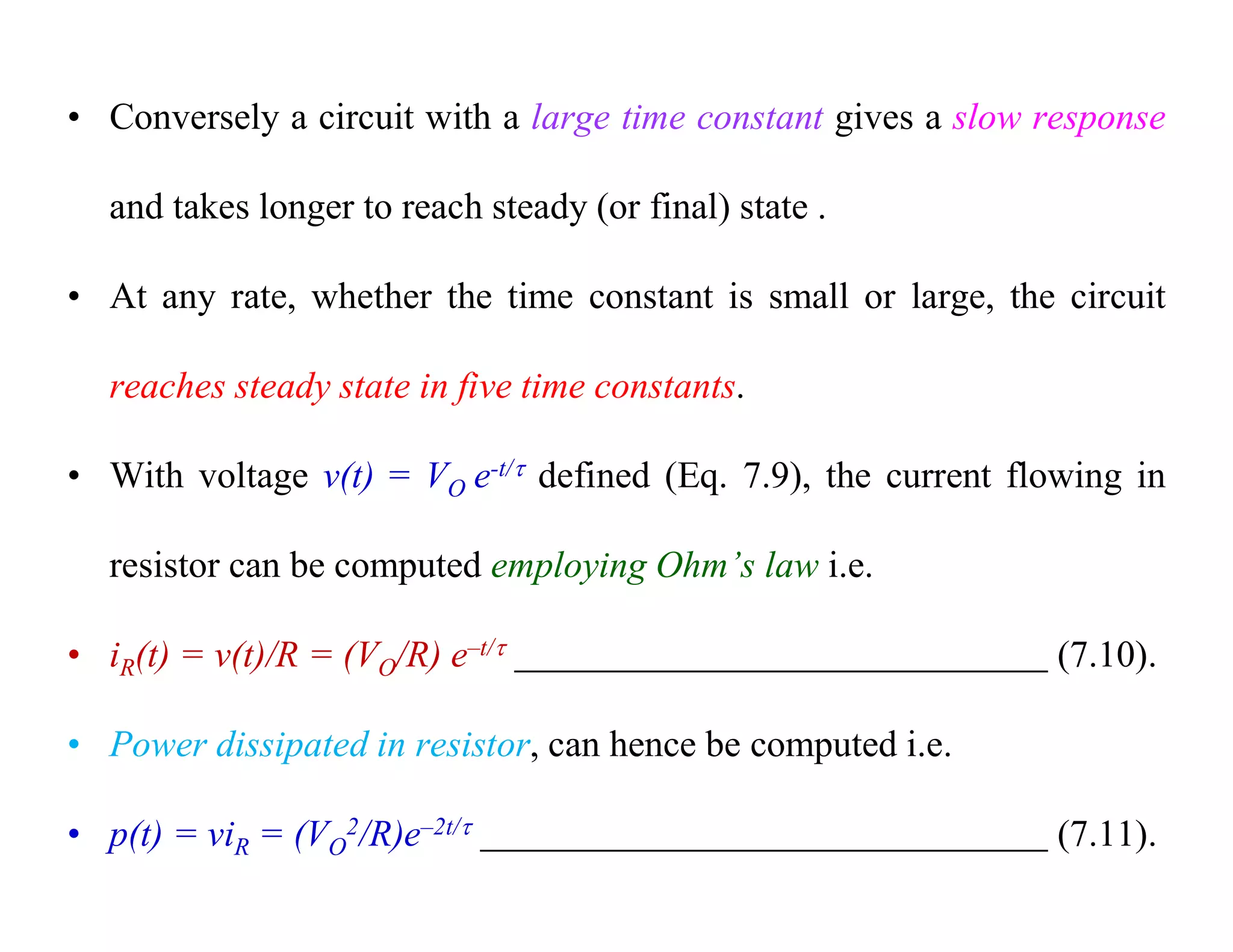 First order circuits linear circuit analysis | PDF