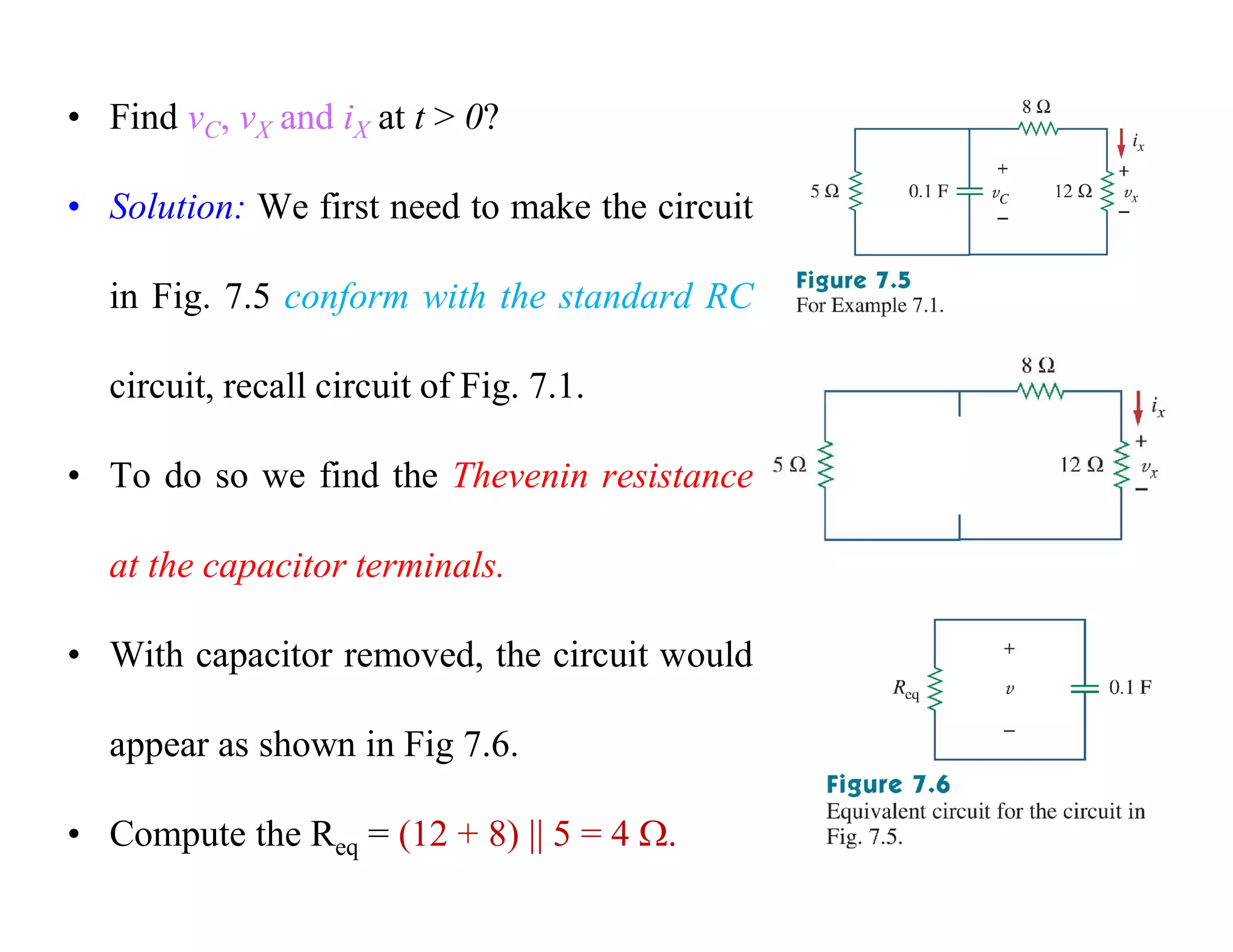 First Order Circuits Linear Circuit Analysis Pdf