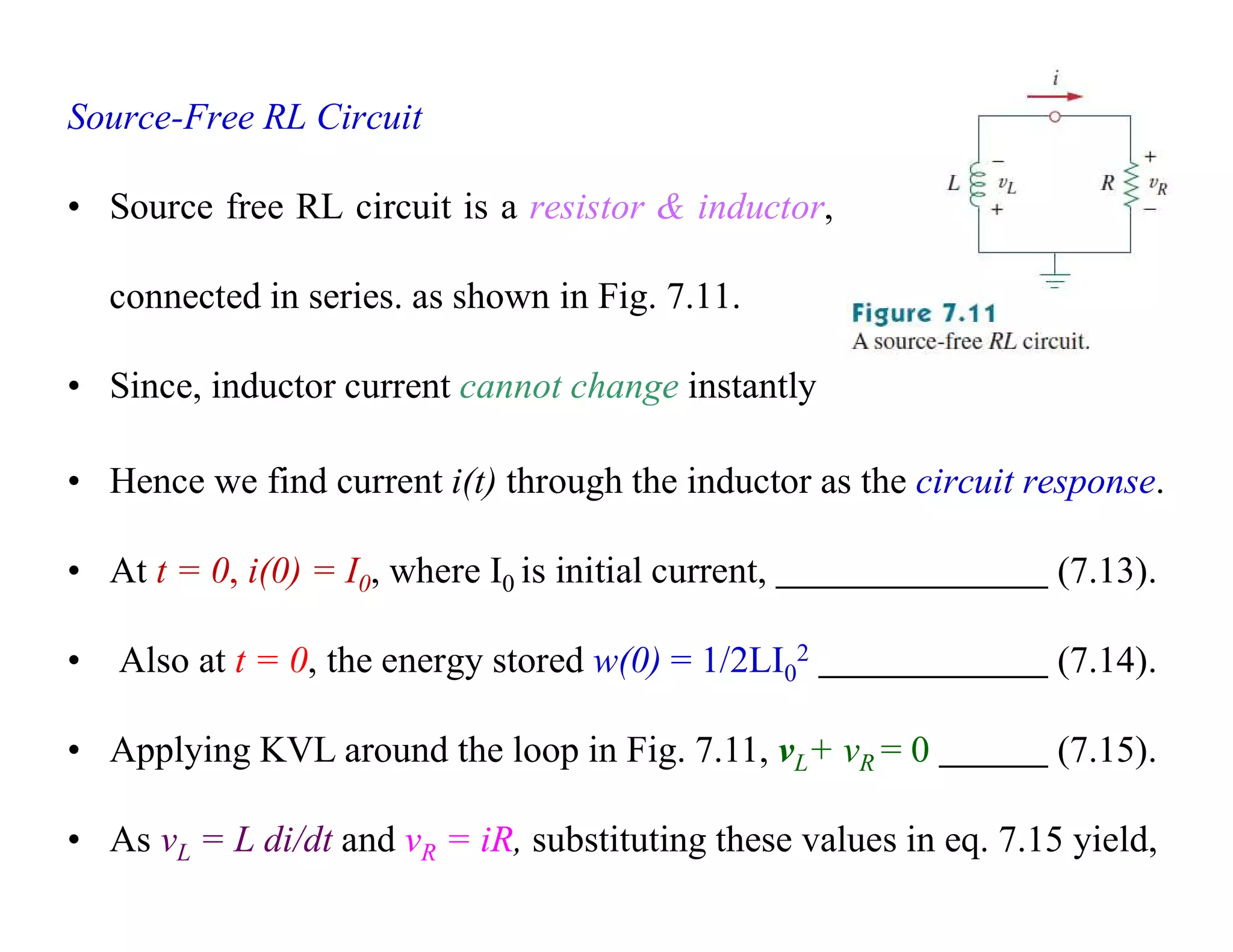 First order circuits linear circuit analysis | PDF