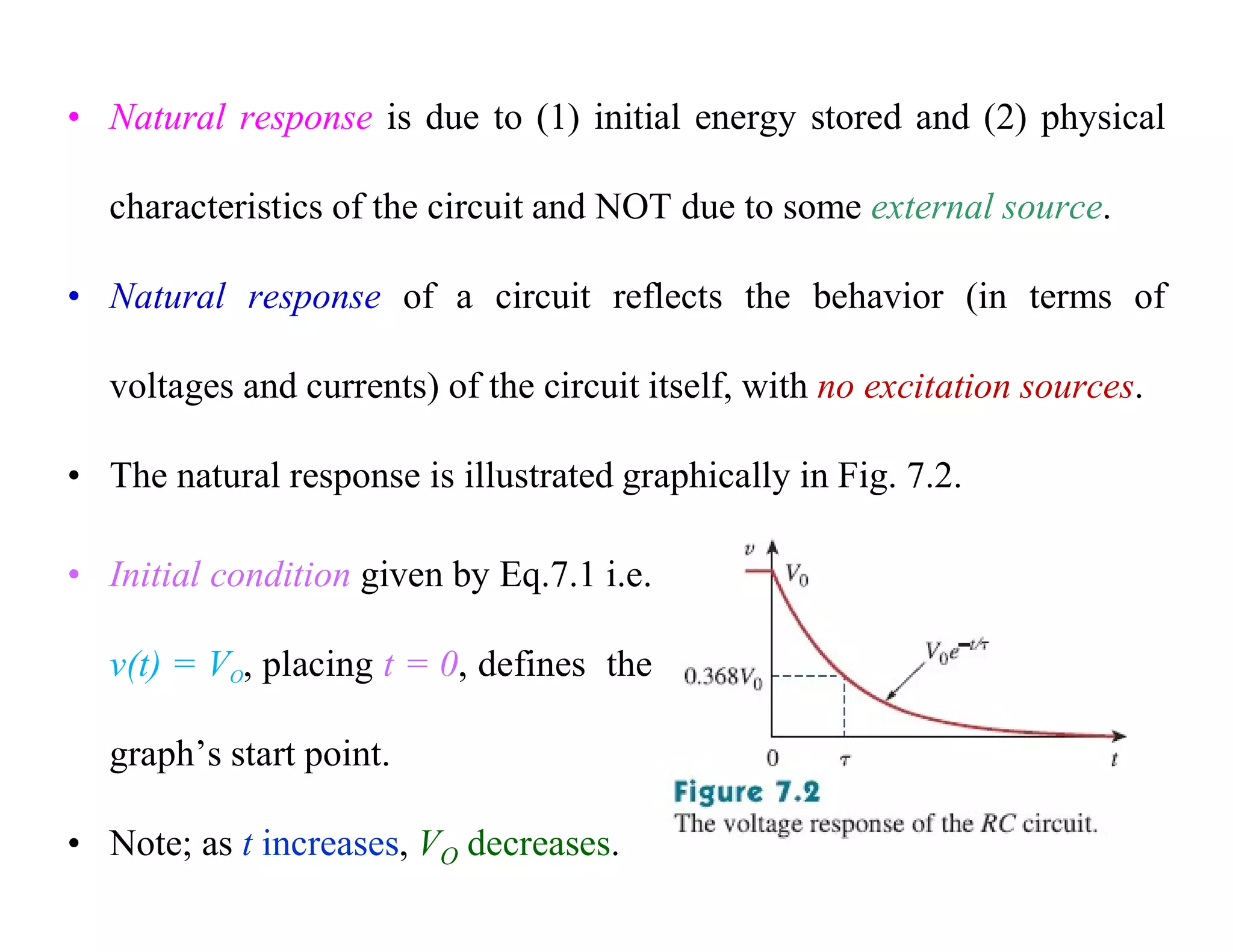 First order circuits linear circuit analysis | PDF