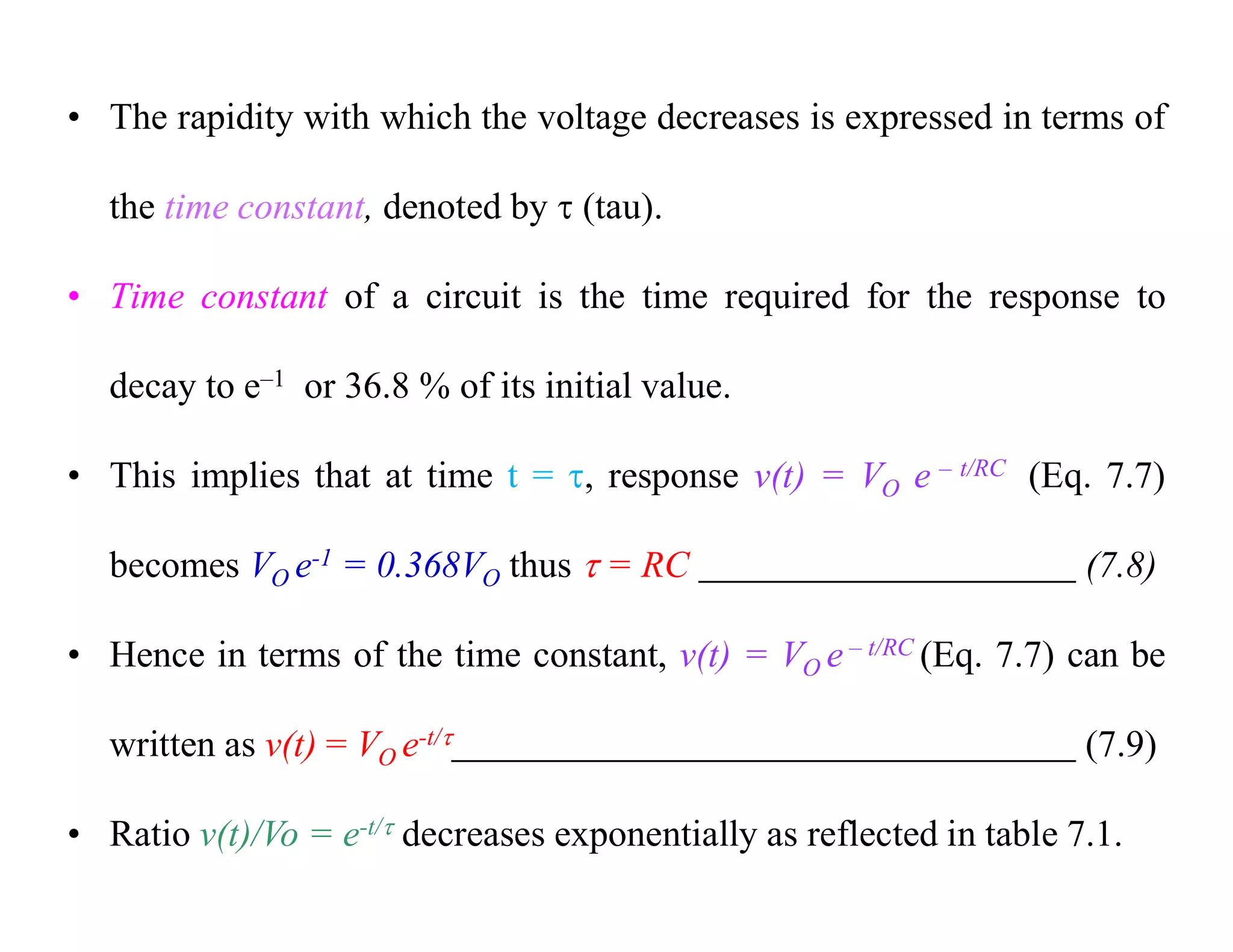 First order circuits linear circuit analysis | PDF