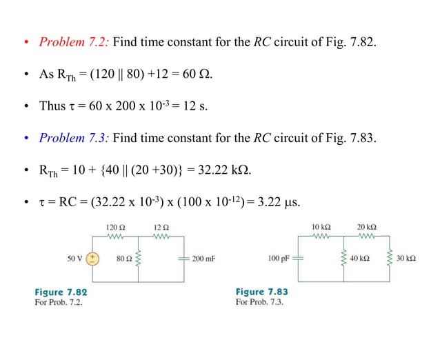 First Order Circuits Linear Circuit Analysis Pdf