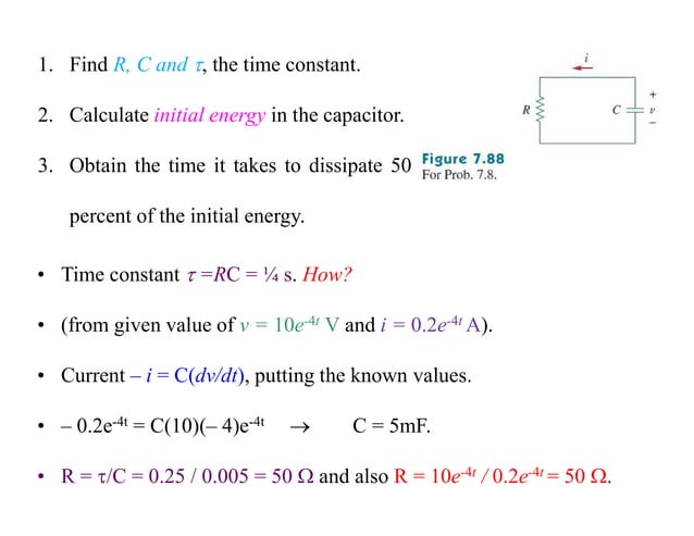 First Order Circuits Linear Circuit Analysis Pdf