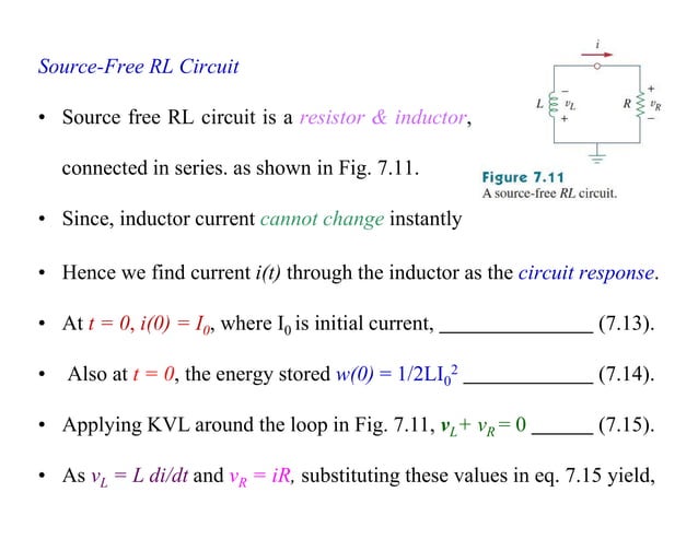 First Order Circuits Linear Circuit Analysis Pdf