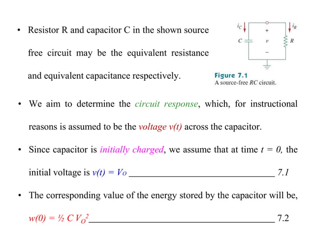 First order circuits linear circuit analysis | PDF