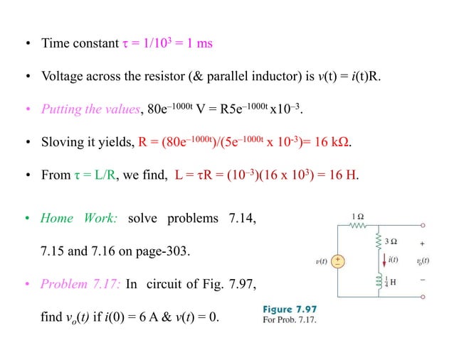 First Order Circuits Linear Circuit Analysis Pdf