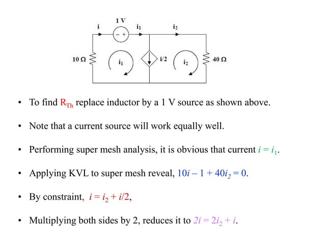 First Order Circuits Linear Circuit Analysis Pdf
