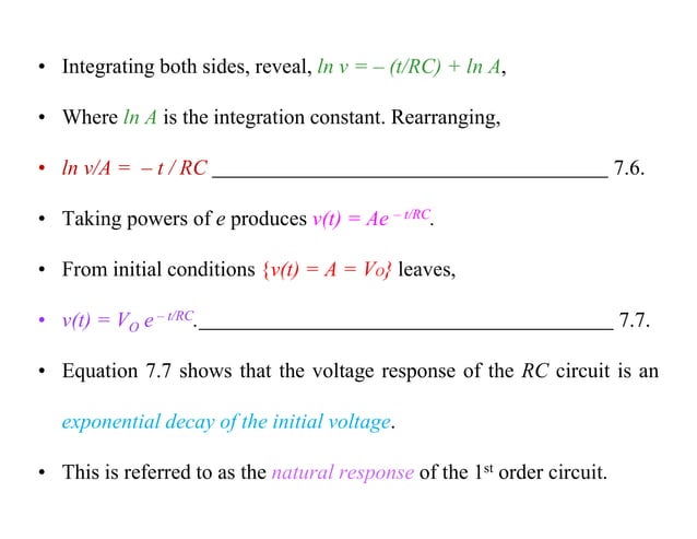 First Order Circuits Linear Circuit Analysis Pdf