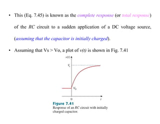 First order circuits linear circuit analysis | PDF