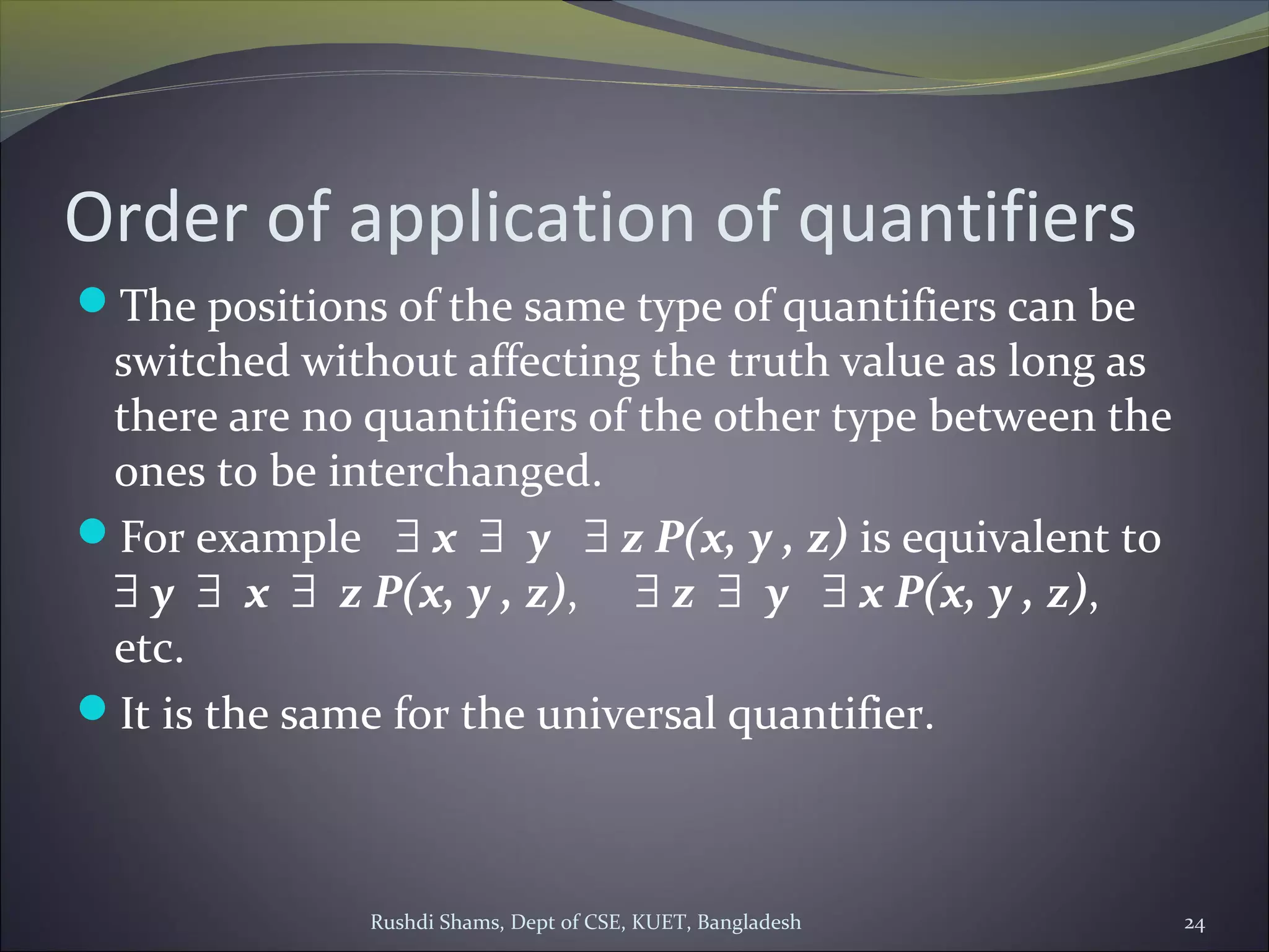 First order logic | PPT