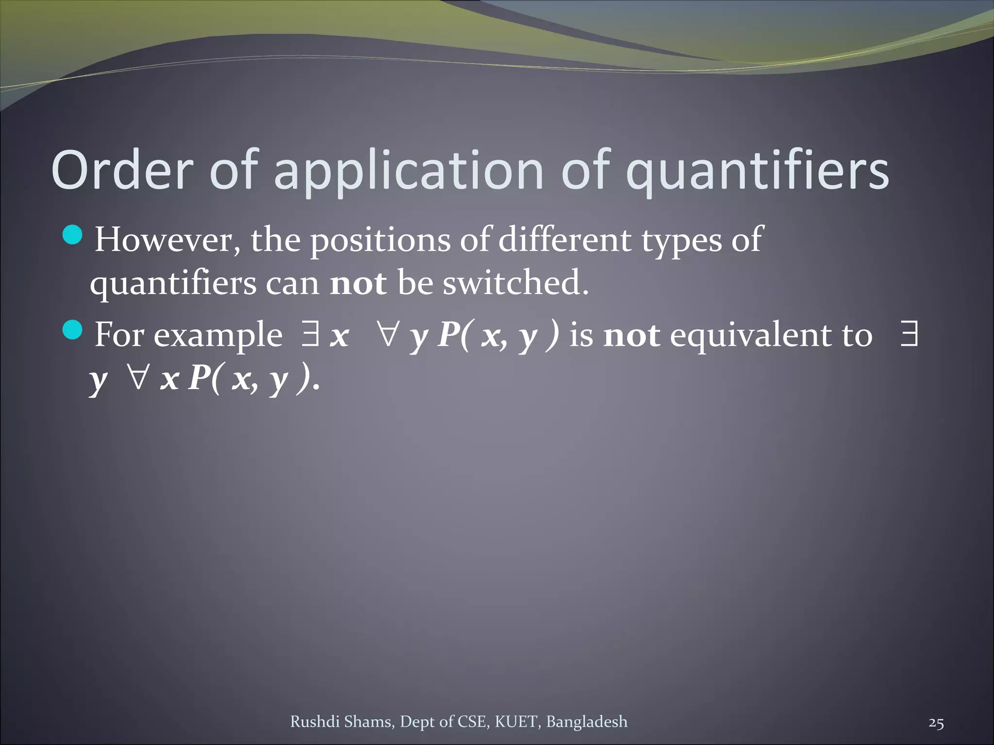 First order logic | PPT