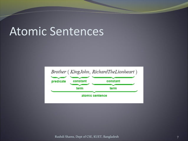 First order logic | PPT