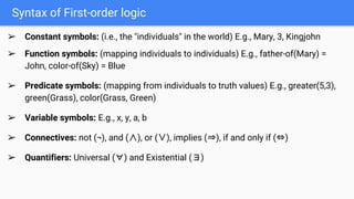 First order logic | PDF