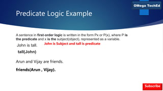 First order logic | PPTX