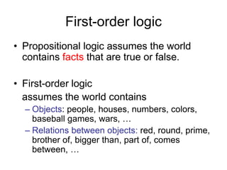 First order logic.ppt