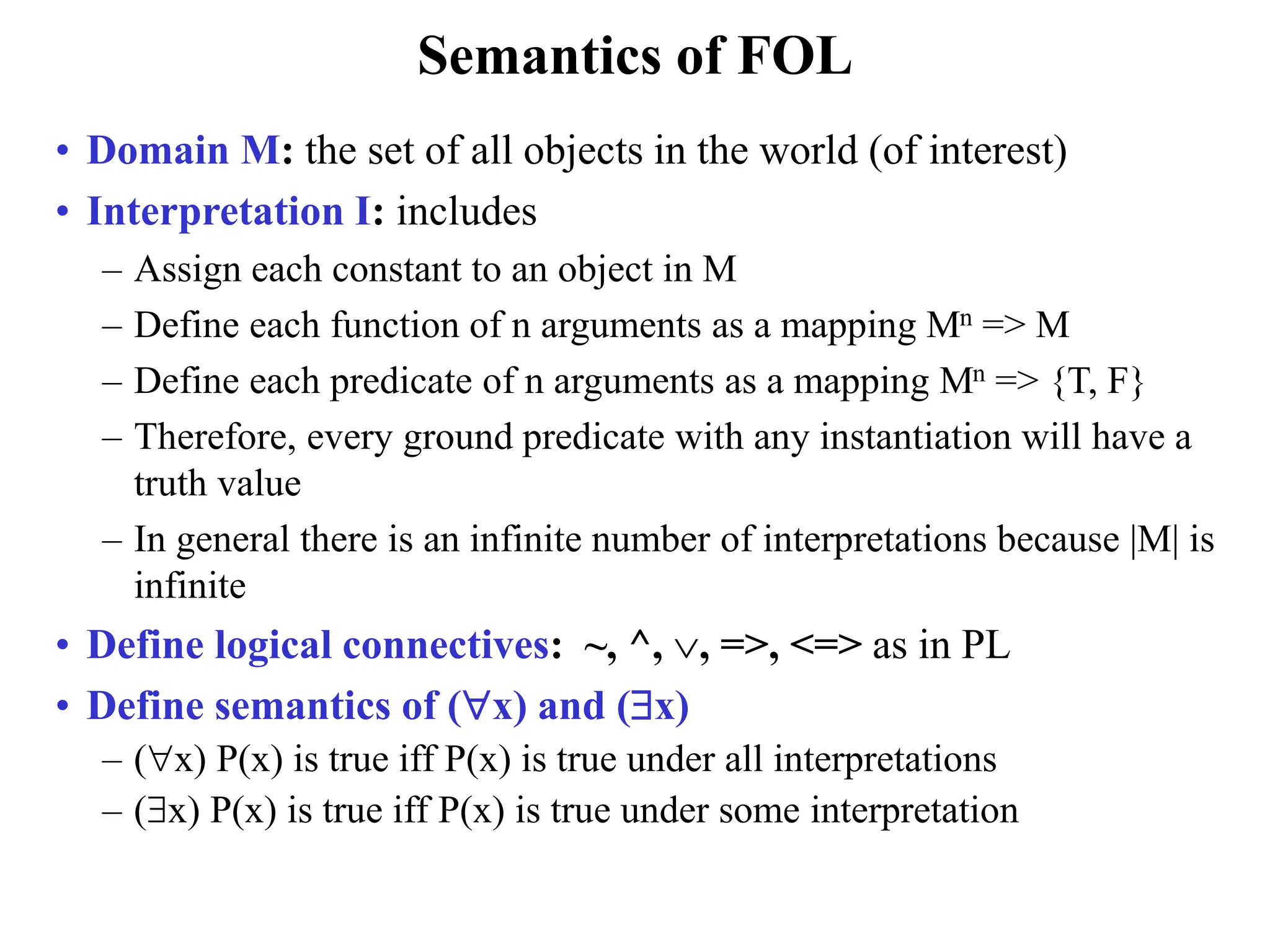 predicate logic proposition logic FirstOrderLogic.ppt | Programming ...