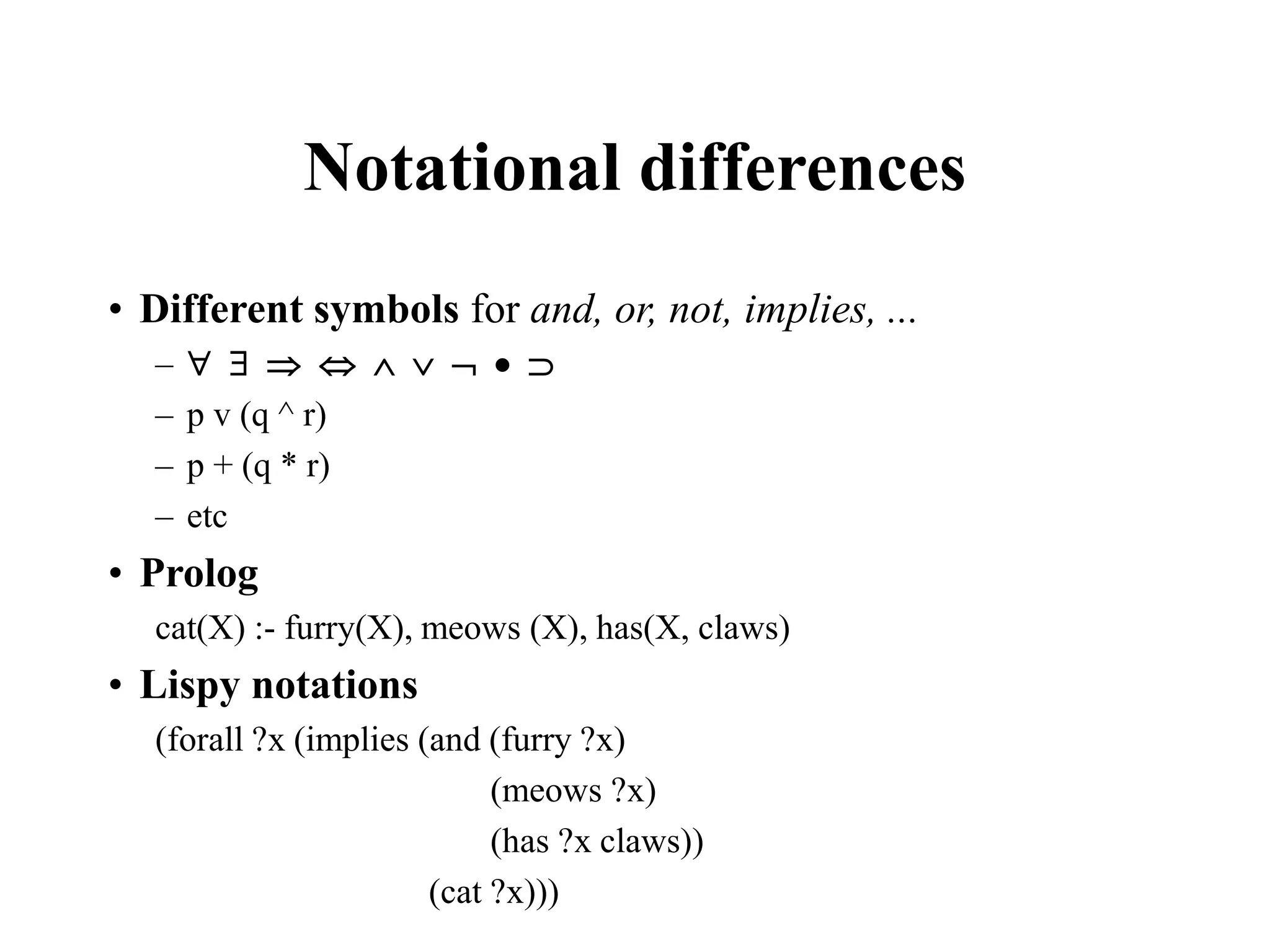 predicate logic proposition logic FirstOrderLogic.ppt | Programming ...
