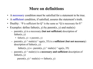 predicate logic proposition logic FirstOrderLogic.ppt | Programming Languages | Computing