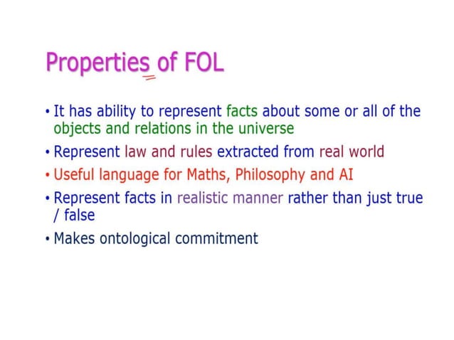 Predicate Logic Proposition Logic Firstorderlogicppt