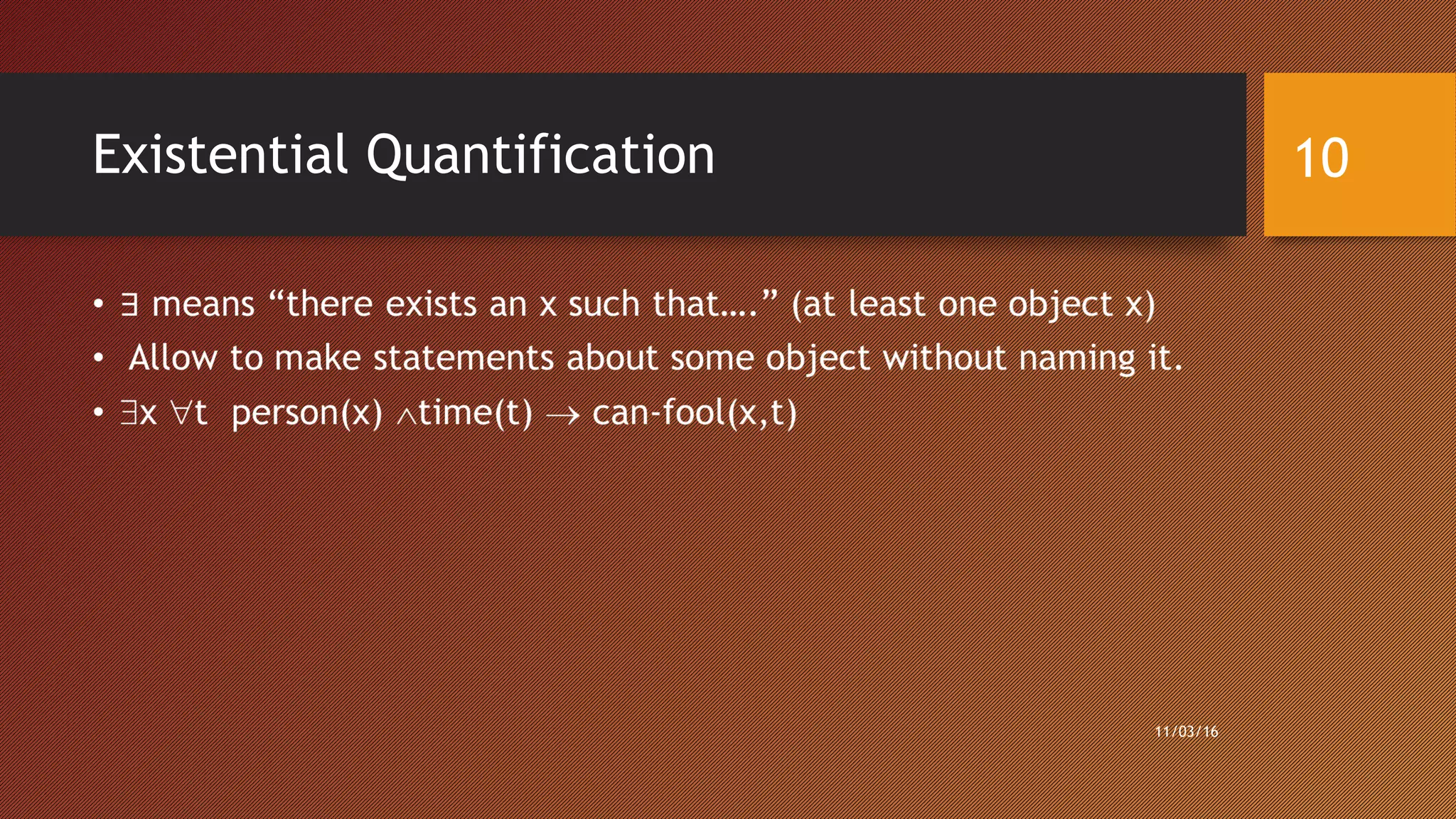 First Order Logic In Knowledge Representation Ppt Programming Languages Computing