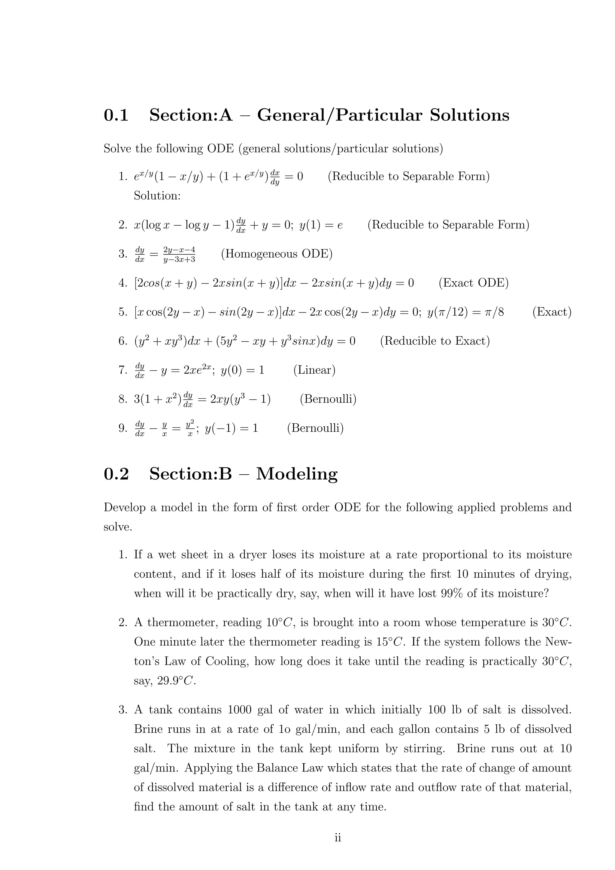 First Order Ordinary Differential Equations Pdf