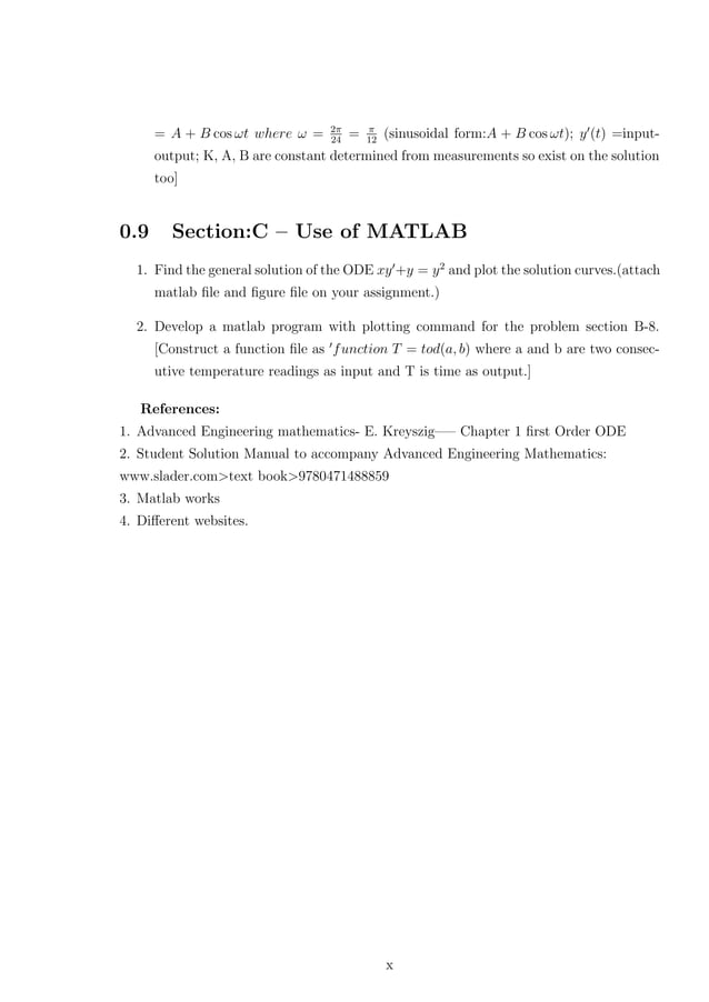 First Order Ordinary Differential Equations Pdf