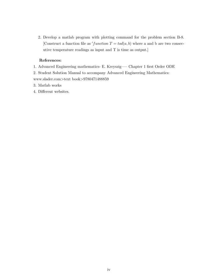First Order Ordinary Differential Equations Pdf